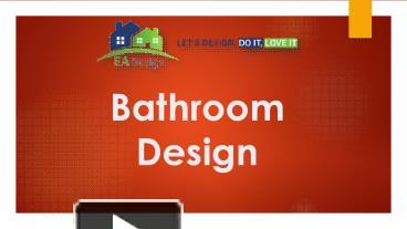 bathroom design presentation | free to download