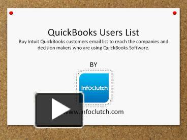 PPT – QuickBooks Users List PowerPoint presentation | free to download ...