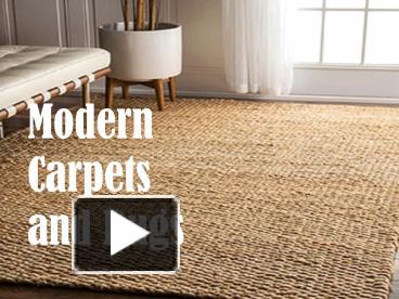 Modern carpets and rugs presentation | free to download