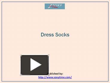 PPT – Dress Socks PowerPoint presentation | free to download - id ...