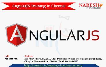 PPT – AngularJS Training In Chennai - NareshIT PowerPoint presentation ...