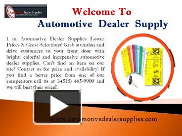 PPT – Retail Dealer Starter Kit PowerPoint presentation | free to ...