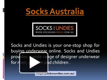 PPT – Socks Australia PowerPoint presentation | free to download - id ...