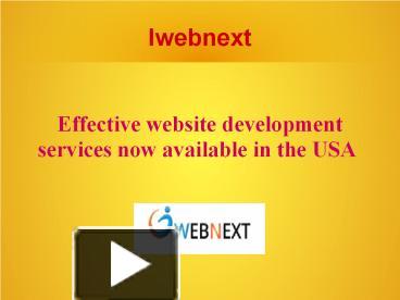 PPT – Effective website development services now available in the USA ...