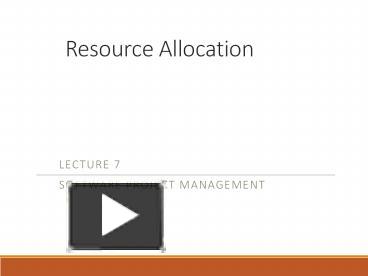 PPT – Resource-Allocation PowerPoint presentation | free to download ...