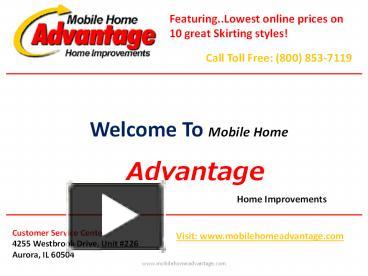 PPT – Mobile home parts PowerPoint presentation | free to download - id ...