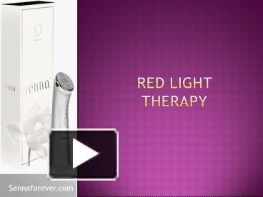 Red Light Therapy presentation | free to download