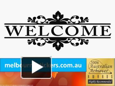 PPT – The Power of Bumper stickers Australia PowerPoint presentation ...