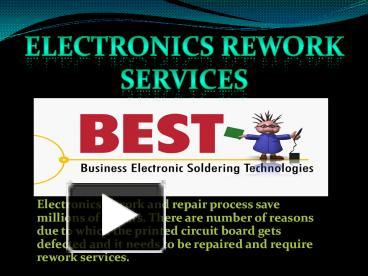 PCB Rework | BGA Rework Services at BEST Inc. presentation | free to ...