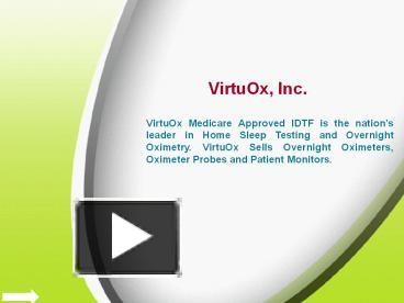 PPT – Sleep Study At Home PowerPoint presentation | free to download ...