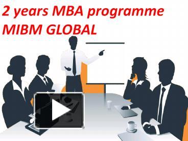 The center subjects of the administration 2 years MBA programme ...