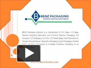 VCI Packaging presentation | free to download