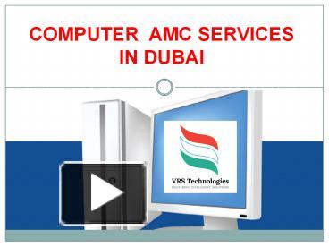 PPT – computer amc services for servers PowerPoint presentation | free ...