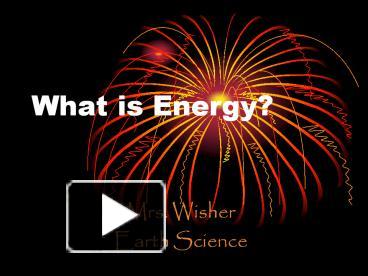 Types of Energy presentation | free to download