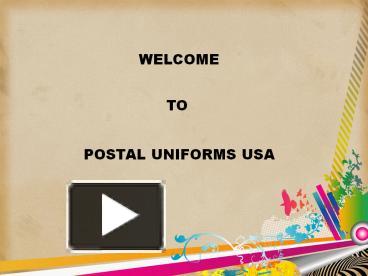 Best USPS Uniforms Online presentation | free to download