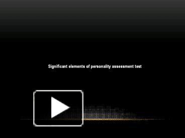 PPT – Assessment skill test PowerPoint presentation | free to download ...