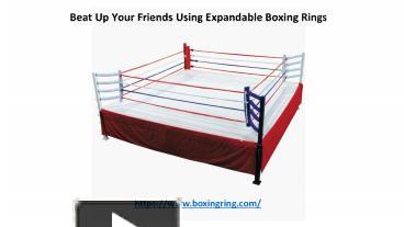 PPT – Boxing ring PowerPoint presentation | free to download - id ...