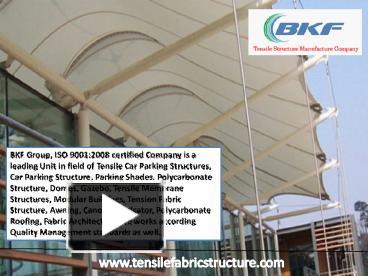 PPT – Tensile Canopy Structure, Tensile Structure PowerPoint ...