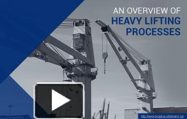 A short explanation of heavy lifting equipment presentation | free to ...