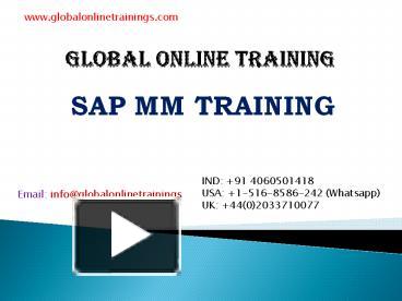 SAP MM Training | SAP Material Management Online Course - GOT ...