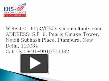 PPT – EB 5 Investor Visa USA PowerPoint presentation | free to download ...