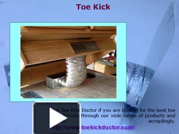 PPT – Toe Kick Ducting Kit (3) PowerPoint presentation | free to ...