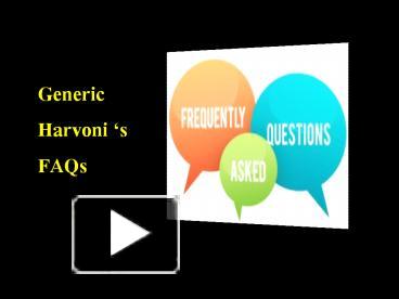 Suny Pharma_Generic Harvoni ‘s FAQs presentation | free to download