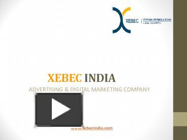 PPT – Xebec India Pune PowerPoint presentation | free to download - id ...