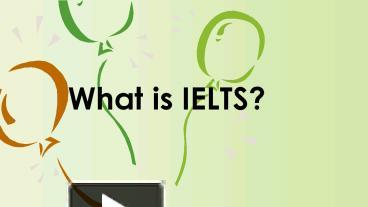 What is ielts presentation | free to download