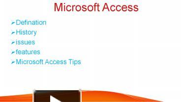 Microsoft Access presentation | free to download