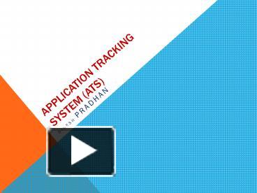 applicant tracking system (1) presentation | free to download