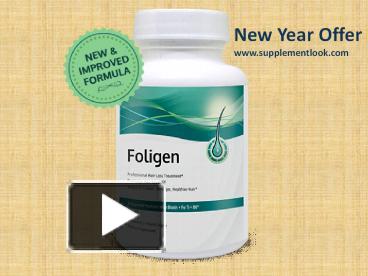 Foligen Natural & Safe Hair Loss Regrowth presentation | free to download