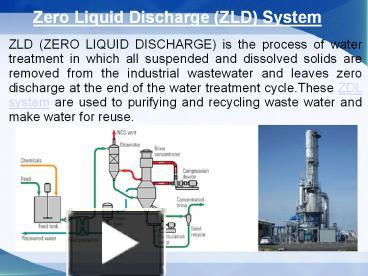 Zero Liquid Discharge (ZLD) System presentation | free to download