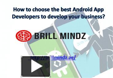 PPT – Android apps developers Oman PowerPoint presentation | free to ...
