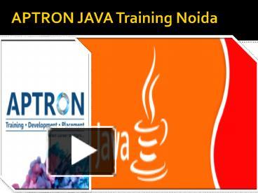 JAVA Training Institute presentation | free to download