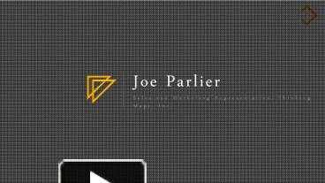 Joe Parlier - Mt. Juliet, TN presentation | free to download