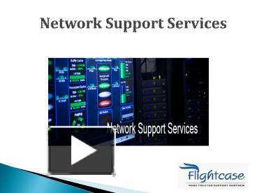 Network Support Services presentation | free to download