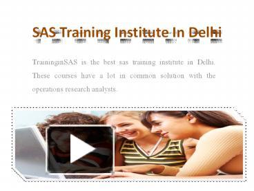 PPT – Expert’s data science in Delhi & Help SAS Training Institute in ...