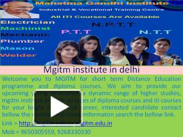 PPT – Sheet Metal Worker courses in iti PowerPoint presentation | free ...
