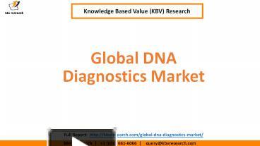 Global DNA Diagnostics Market Size and Share presentation | free to ...