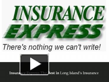 PPT – car insurance service in Long island NY PowerPoint presentation ...