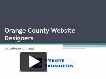 Orange County Website Designers - oc-web-design.com (3) presentation ...