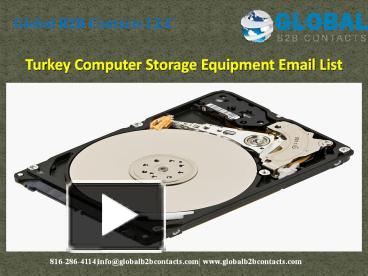 PPT – Turkey Computer Storage Equipment Email List PowerPoint ...