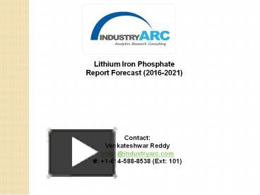 PPT – Lithium Iron Phosphate Batteries Market Pleased As Lfp Took Up 50 ...