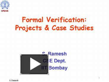 Formal Verification: Projects presentation | free to download