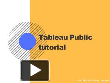 PPT – Tableau Tutorial PowerPoint presentation | free to download - id ...