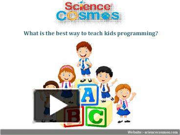 Kids Programming Classes presentation | free to download