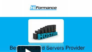 PPT – Gigabit Dedicated Servers PowerPoint presentation | free to ...