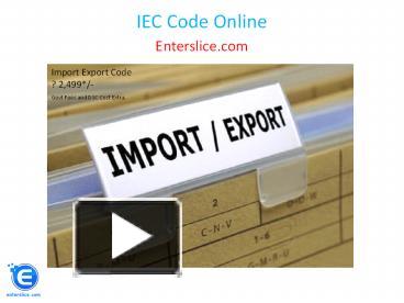 PPT – IEC Code Online PowerPoint presentation | free to download - id ...