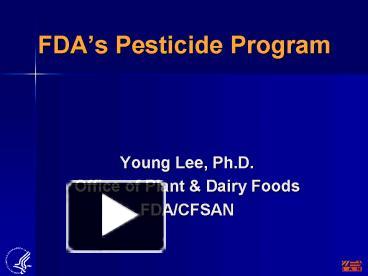FDA presentation | free to view